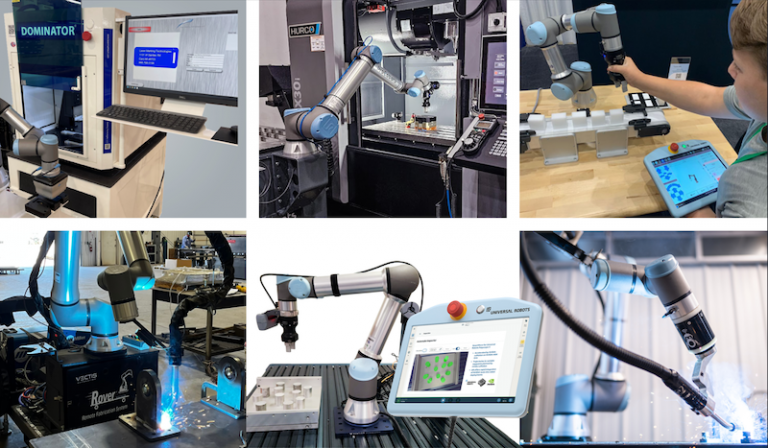 Universal Robots showcases deep learning-based part detection for machine tending cobots at IMTS