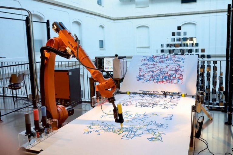 Robotic arms that paint: Art, automation, and the future of creativity