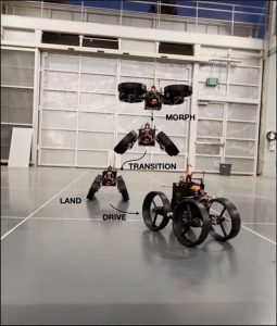 Caltech unveils flying robot ATMO that transforms into a road vehicle ...