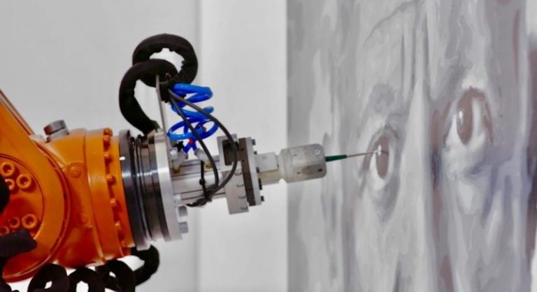 Robotic arms that paint: Art, automation, and the future of creativity