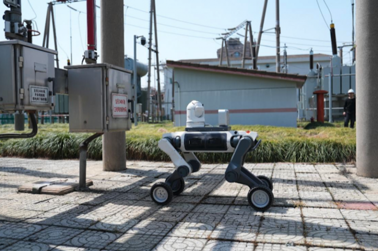 Deep Robotics unveils wheel-legged robot for UHV substation inspection