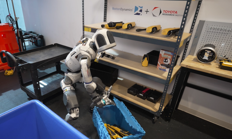 Boston Dynamics and Toyota Research Institute show Atlas humanoid robot ...