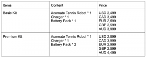 Acemate unveils AI-powered tennis robot with true rally play at IFA 2025