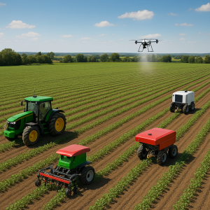 Agricultural robots drive precision farming and autonomous harvesting