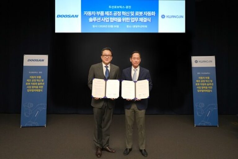 Doosan Robotics to supply more than 100 manufacturing robots to ...
