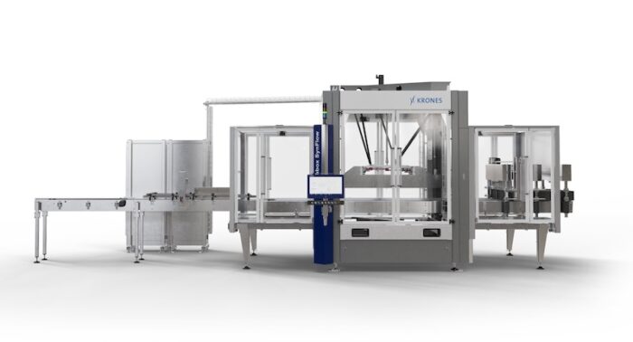 Krones introduces Robobox SynFlow robotic container distribution technology