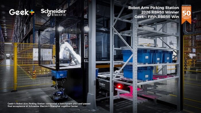 Geekplus wins fifth RBR50 award for AI-powered robotic picking system ...